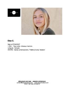 CV Elsa Camazzola | Séquence Sud